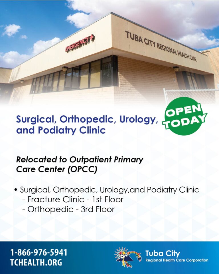 Water Contamination Incident at TCRHCC - Tuba City Regional Health Care